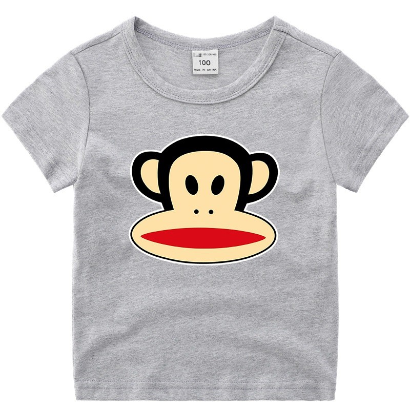 Boys Print Paul Frank Monkey Cotton T-shirt