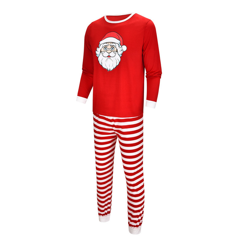 Christmas Family Matching Sleepwear Pajamas Sets Red Christmas Santa ...