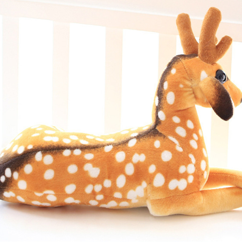 Brown Deer Soft Stuffed Plush Animal Doll for Kids Gift