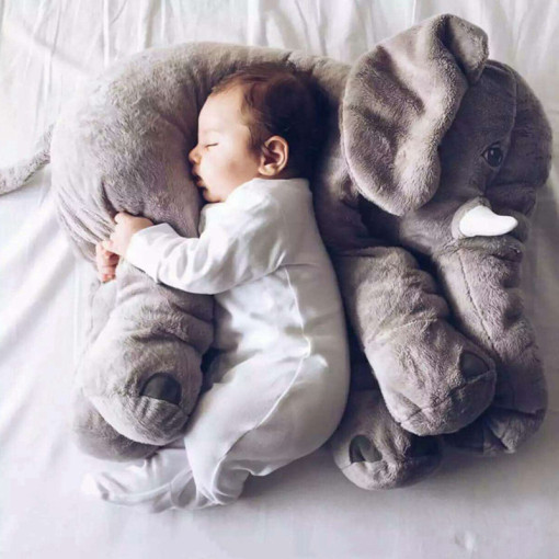 Comfort Pillow Elephant Soft Stuffed Plush Animal Doll for Kids Gift