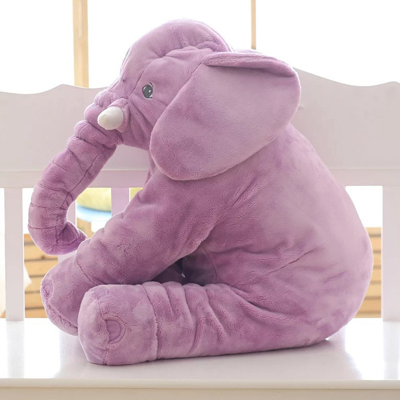 Comfort Pillow Elephant Soft Stuffed Plush Animal Doll for Kids Gift