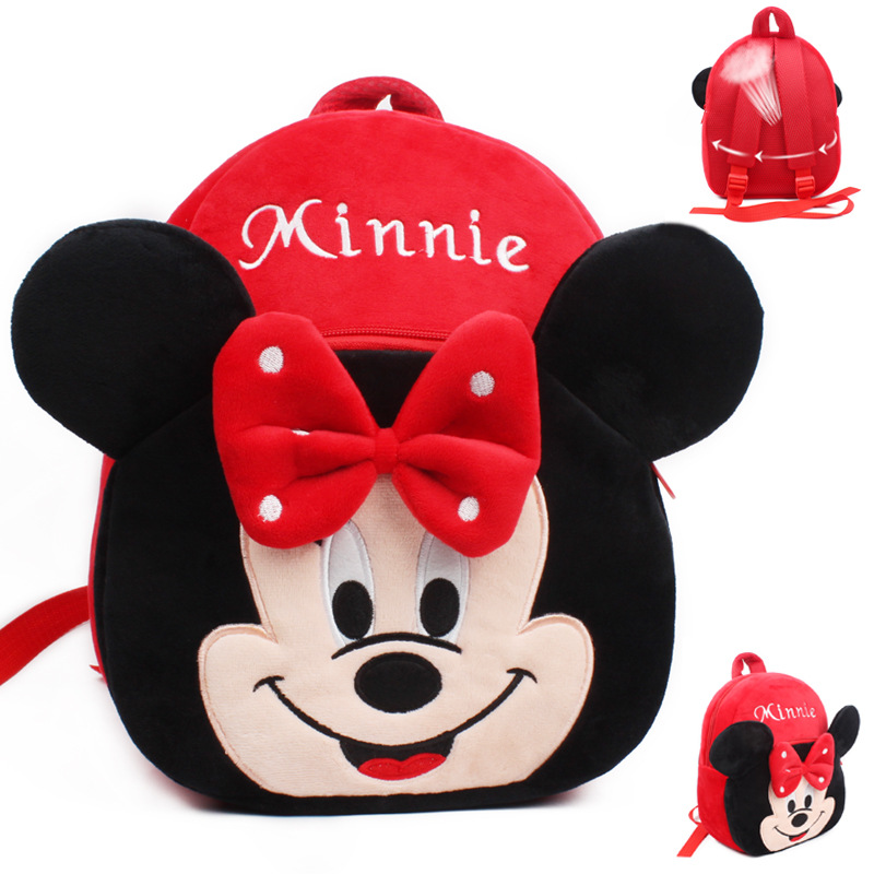 Kindergarten School Backpack Minnie School Bag For Toddlers Kids