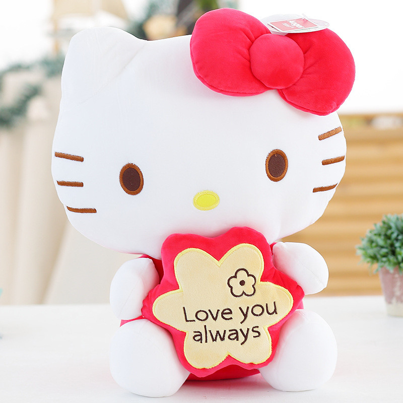 Cute Hello Kitty Clover Love You Soft Stuffed Plush Animal Doll for ...