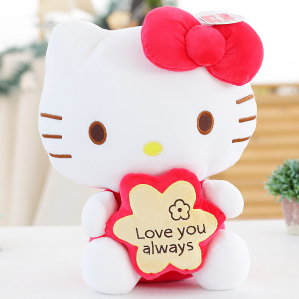 Cute Hello Kitty Clover Love You Soft Stuffed Plush Animal Doll for ...