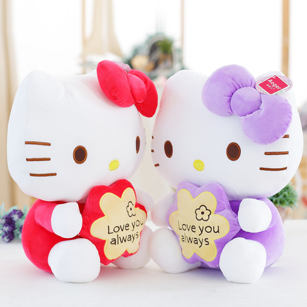 Cute Hello Kitty Clover Love You Soft Stuffed Plush Animal Doll for ...