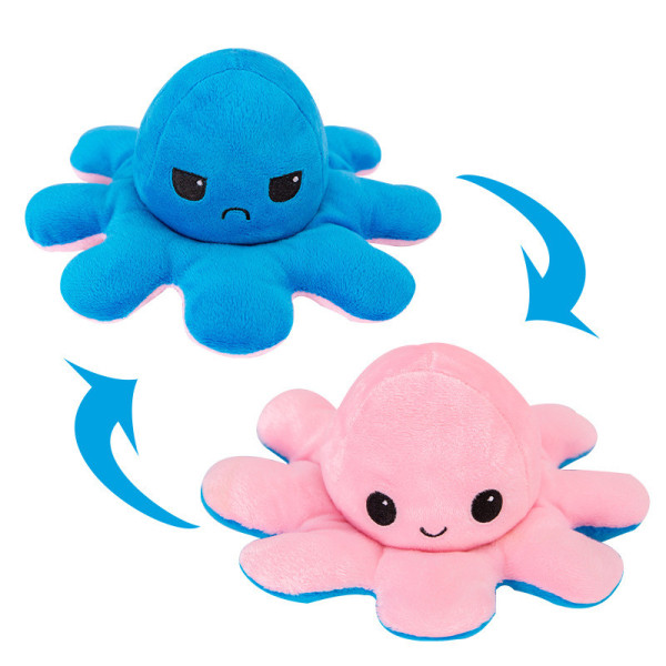 The Original Reversible Octopus Plushie Soft Stuffed Plush Animal Doll ...