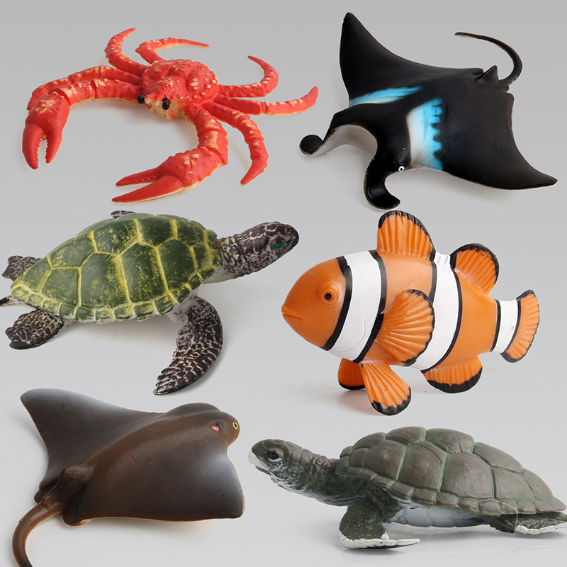 Educational Realistic 14PCS Underwater Sea World Marine Model Life ...