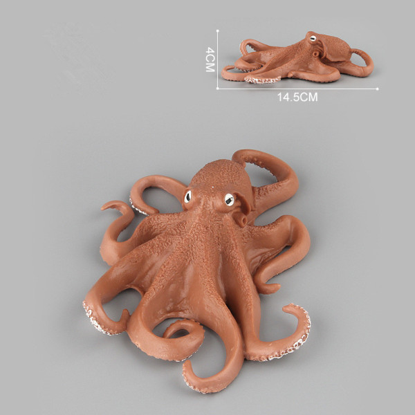 Educational Realistic Octopus Underwater World Marine Life Figures ...