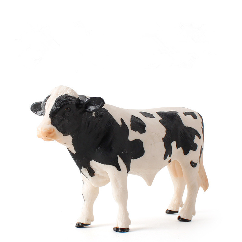 Educational Realistic Cow Farm Animals Figures Playset Toys