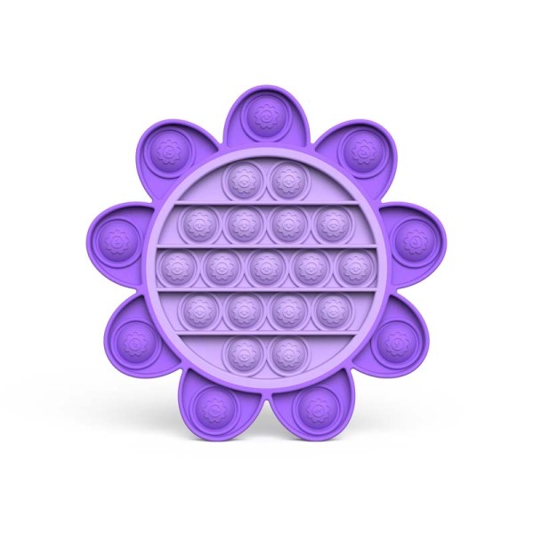Sun Flower Push Pop Pop Bubble Sensory Fidget Toy Stress Relief For ...