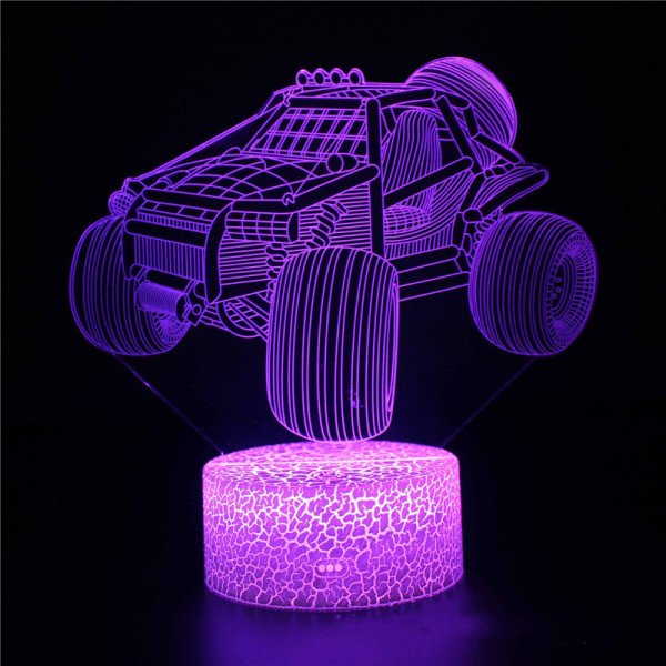 Cars Series 3D Night Light LED Lamps Seven Colors Touch Lamps With ...