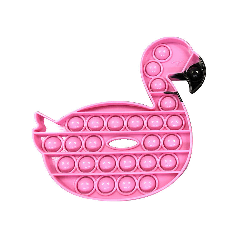 Flamingo Pop It Fidget Toy Push Pop Bubble Sensory Fidget Toy Stress ...