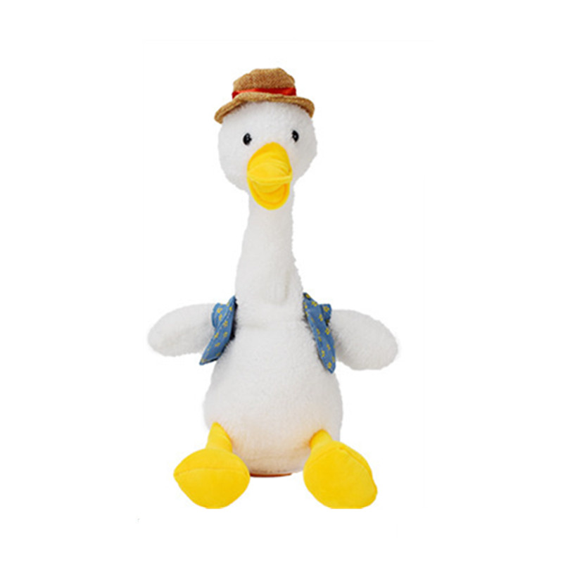 Toys Dancing Duck Toy Singing Wiggle Electric Duck Plush Toys For Kids