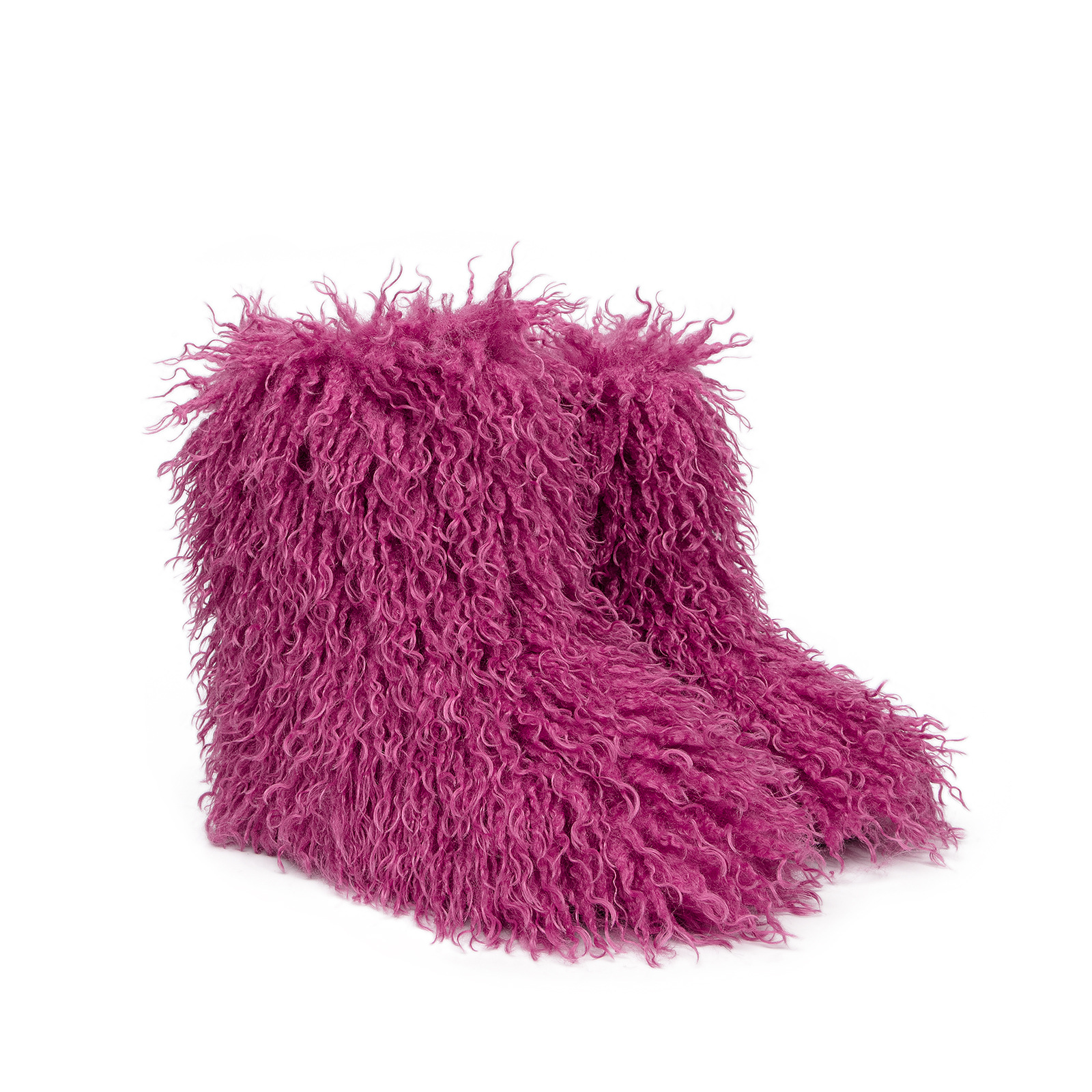 US$ 13.00 - SUPER WHOLESALE | Furry Lower Top Teddy Boots in Rose Red ...