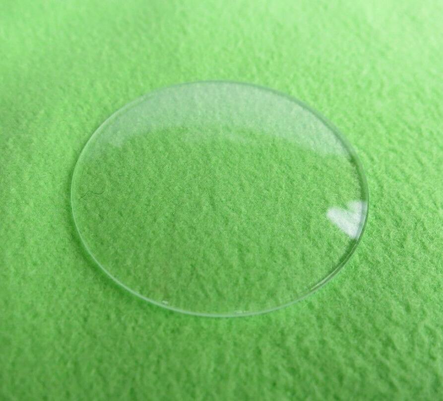 1.0mm Thick Double Domed Mineral Watch Crystal 16mm-50mm Diameter