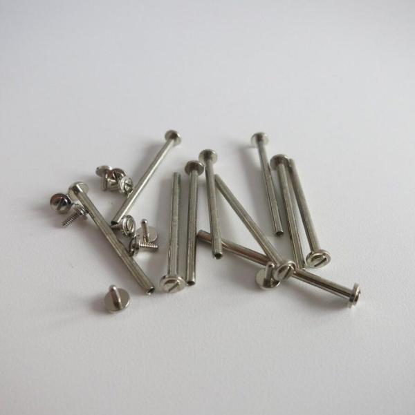 AB-606ATB10 Diameter 1.3mm Brass T-bars Screw Lug Assortments 10MM-20MM