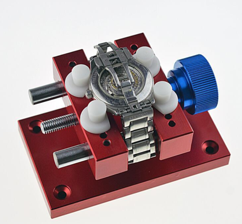 Extral Large Metal Watch Case Holder Adjustable Vise Tool for Watch Repair