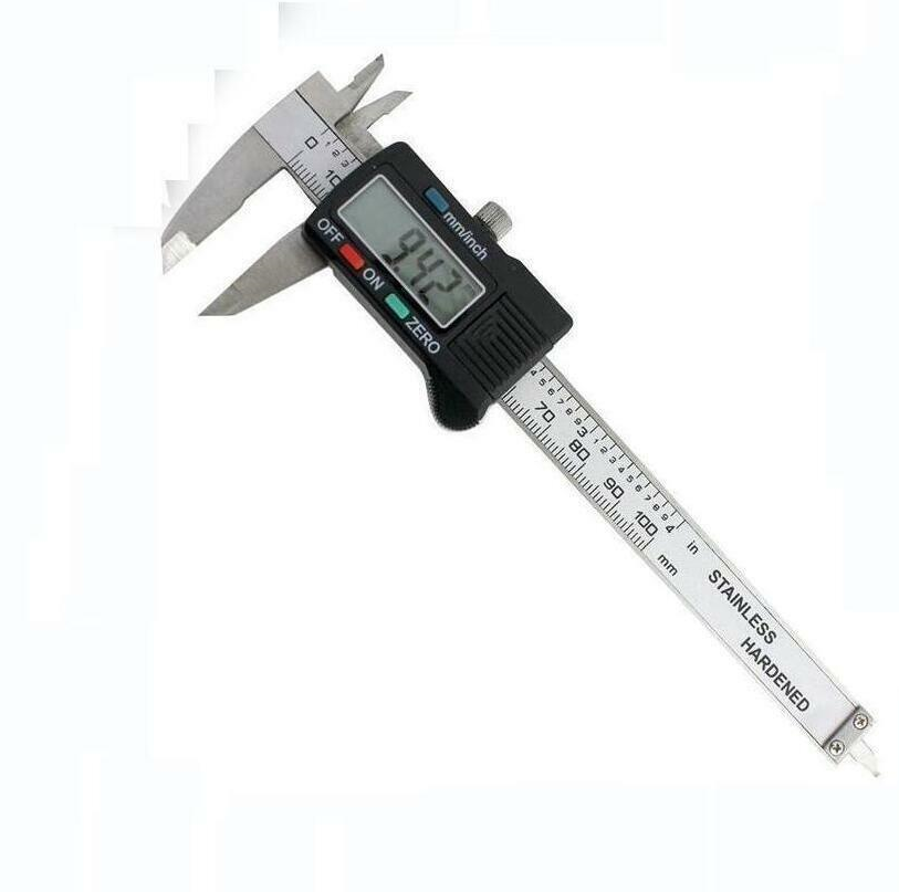 0-100mm Stainless Steel Vernier Caliper LCD Display for Watch Repair