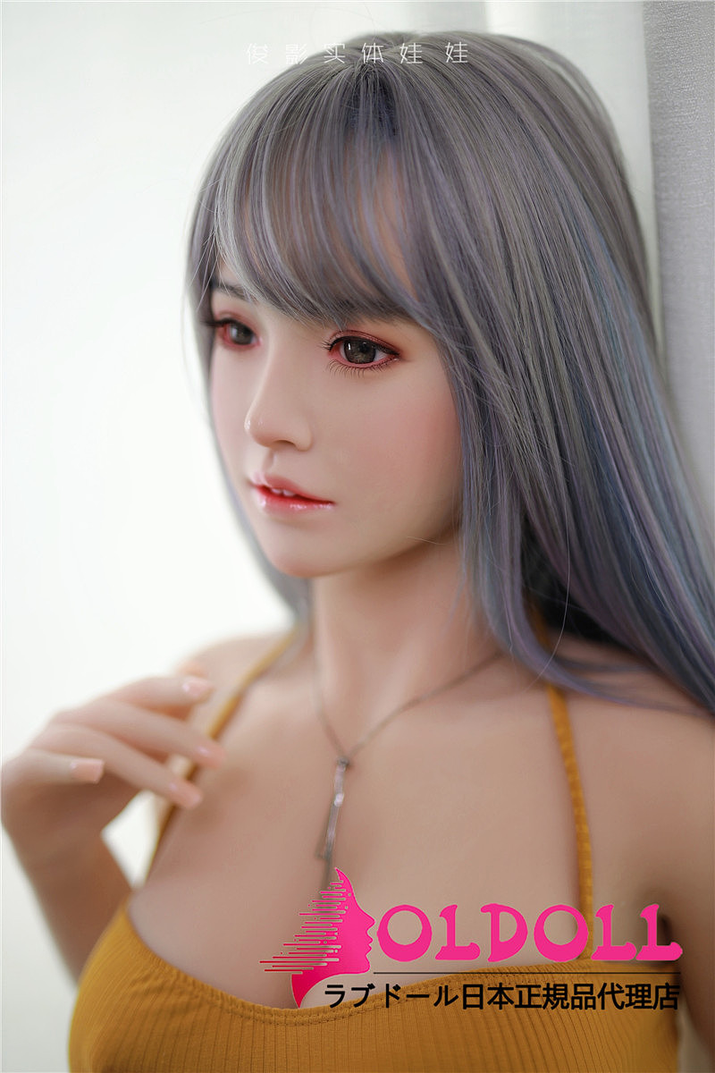 JYDOLL 157cm Hカップ 云淑ヘッド （yunshu） シリコン製ヘッド＋TPE製ボディ 宣伝画像スターメイク ラブドール 髪の毛、睫毛と眉毛植毛あり