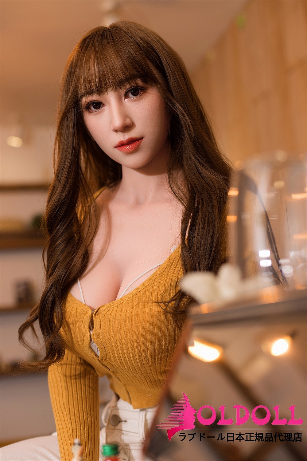 TOPSINO 169cm Gカップ D9ヘッド AV女優 七森莉莉 宣伝画像がRRS+メイク フルシリコン製ラブドール 等身大 リアルドール ダッチワイフ sex doll 人形 フィギュア ...