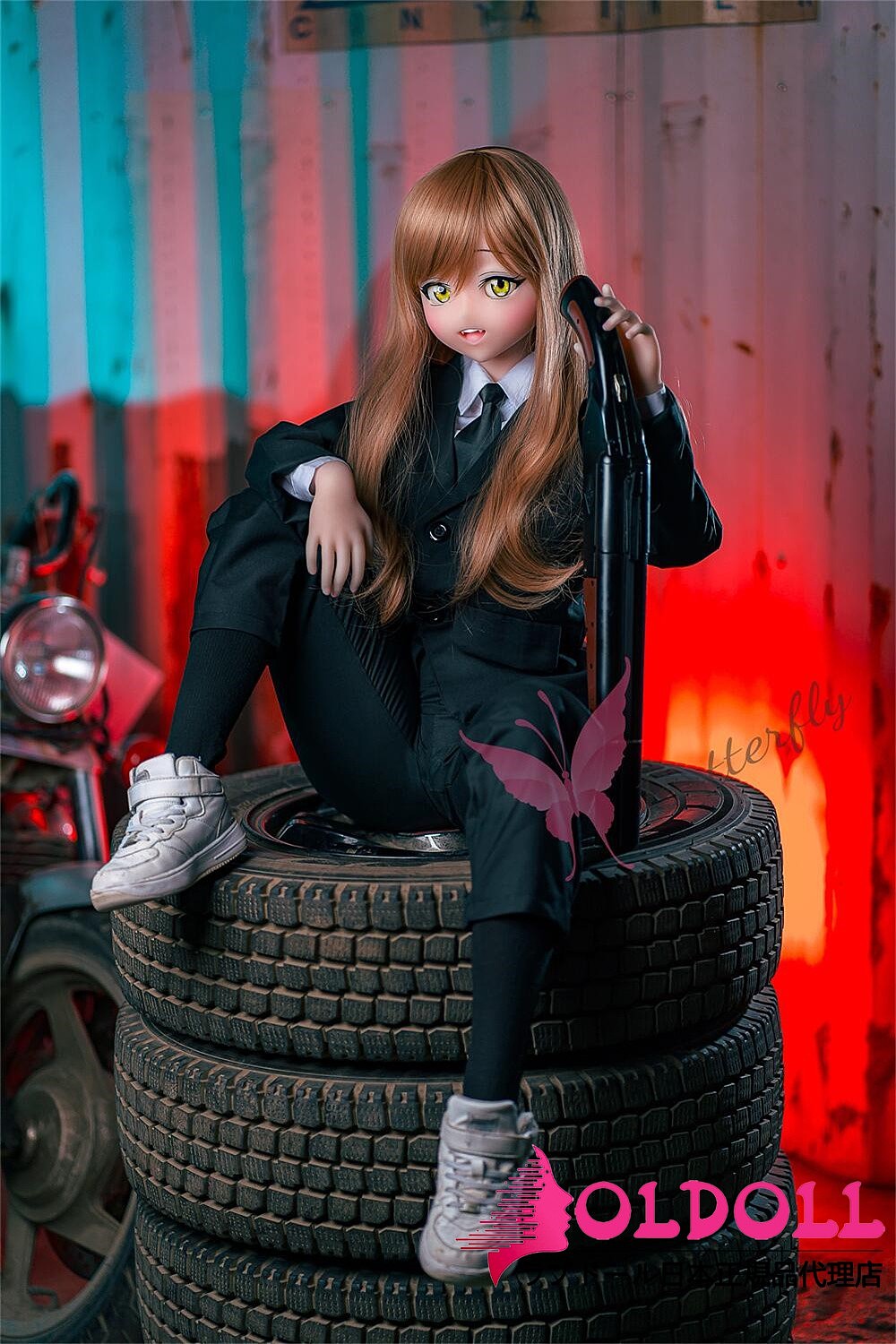 Butterfly Doll 140cm Eカップ Mizuko(big) 弥豆子大ヘッド アニメドール TPE製 等身大リアルラブドール マネキン 人形 ライフサイズ セックス オナニー ...