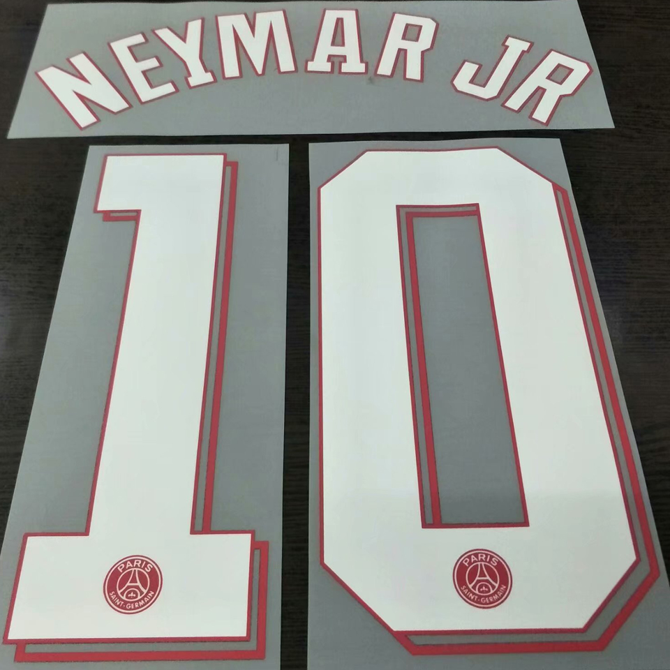 2021/22 PSG NEYMAR JR #10 Home Jersey UCL Fonts