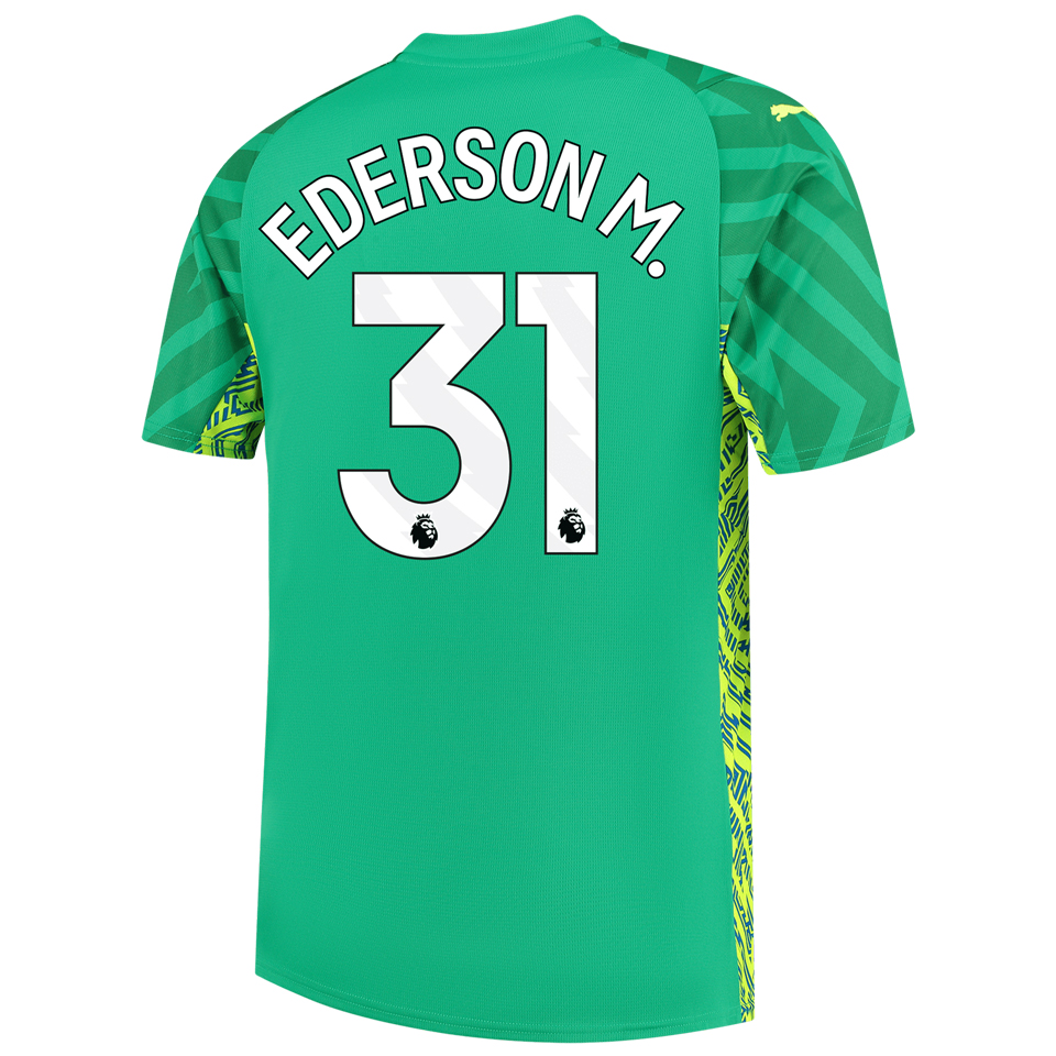 EDERSON M. #31 Man City Goalkeeper Soccer Jersey 2023/24