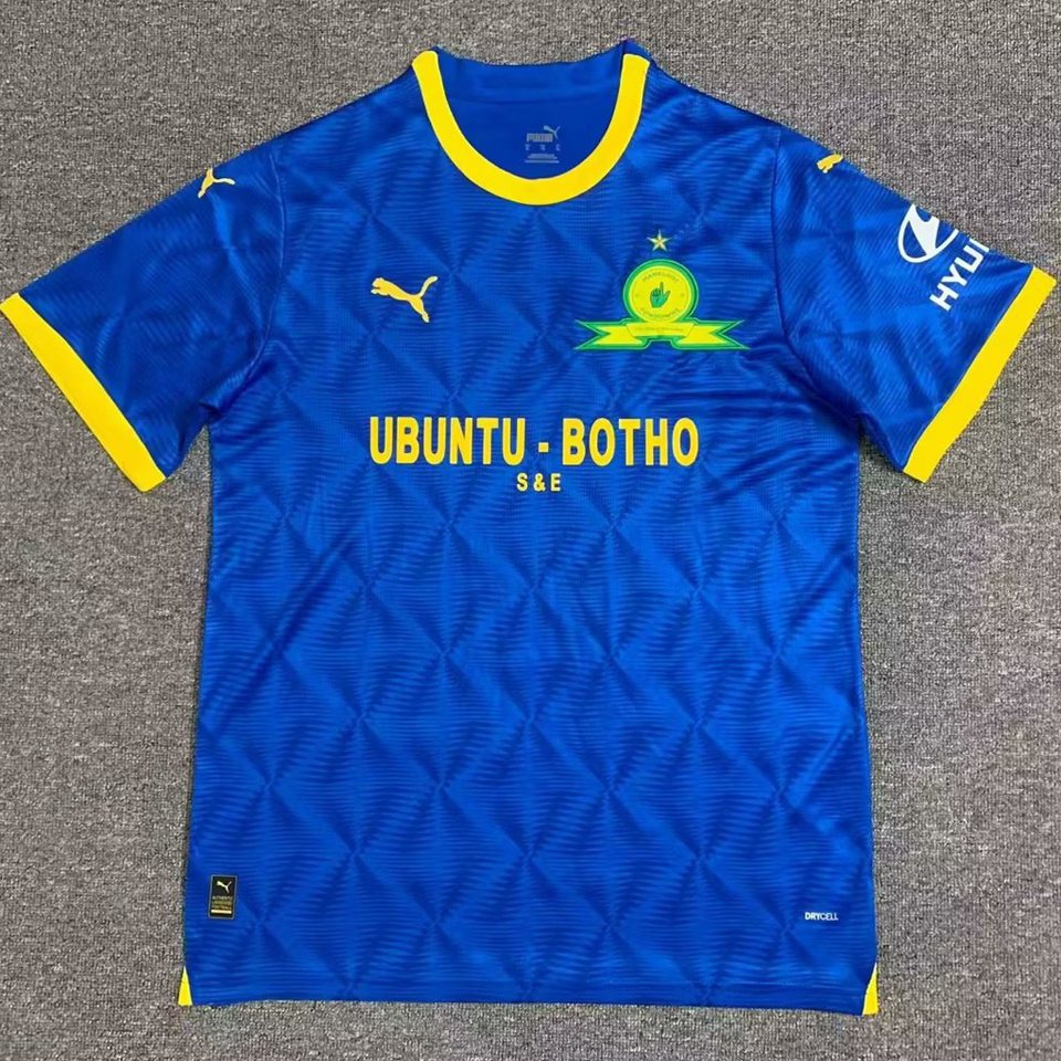 2023/24 Mamelodi Sundowns Blue Fans Soccer Jersey