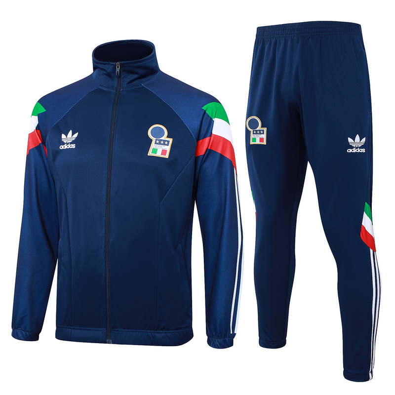 2025 Italy Sapphire Blue Jacket Tracksuit
