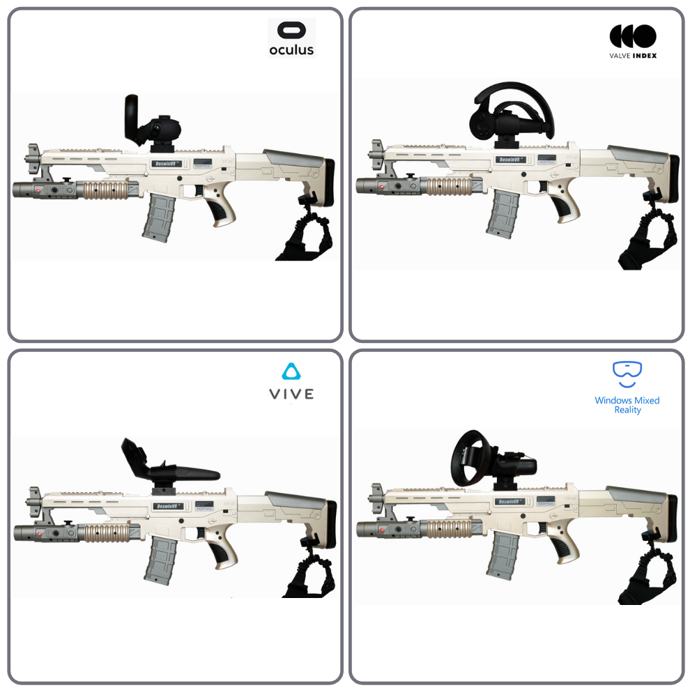 Haptic VR gun for Oculus Quest Valve Index Windows Mixed Haptic VR gun for Oculus Quest Valve Index Windows Mixed