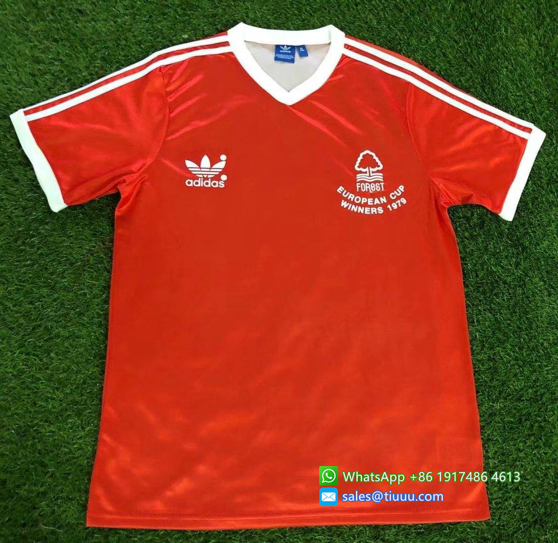 Nottingham Forest 1979 European Cup Winners Home Retro Jersey