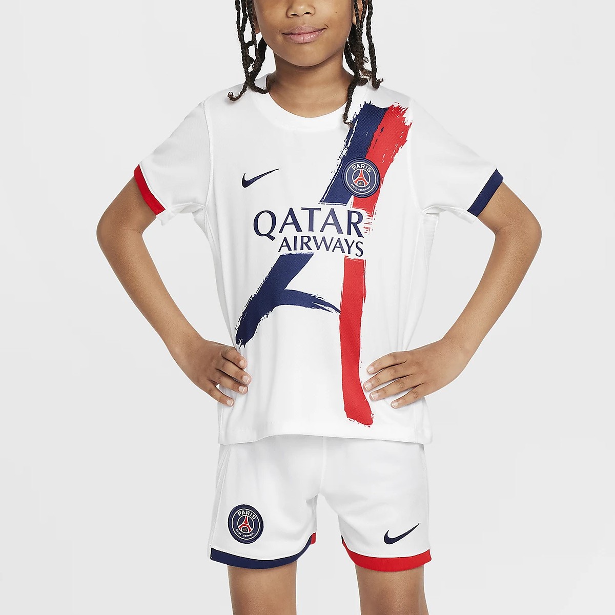 US$ 16.99 - Kids PSG 24/25 Away Jersey and Short Kit - www.shootjerseys.vip