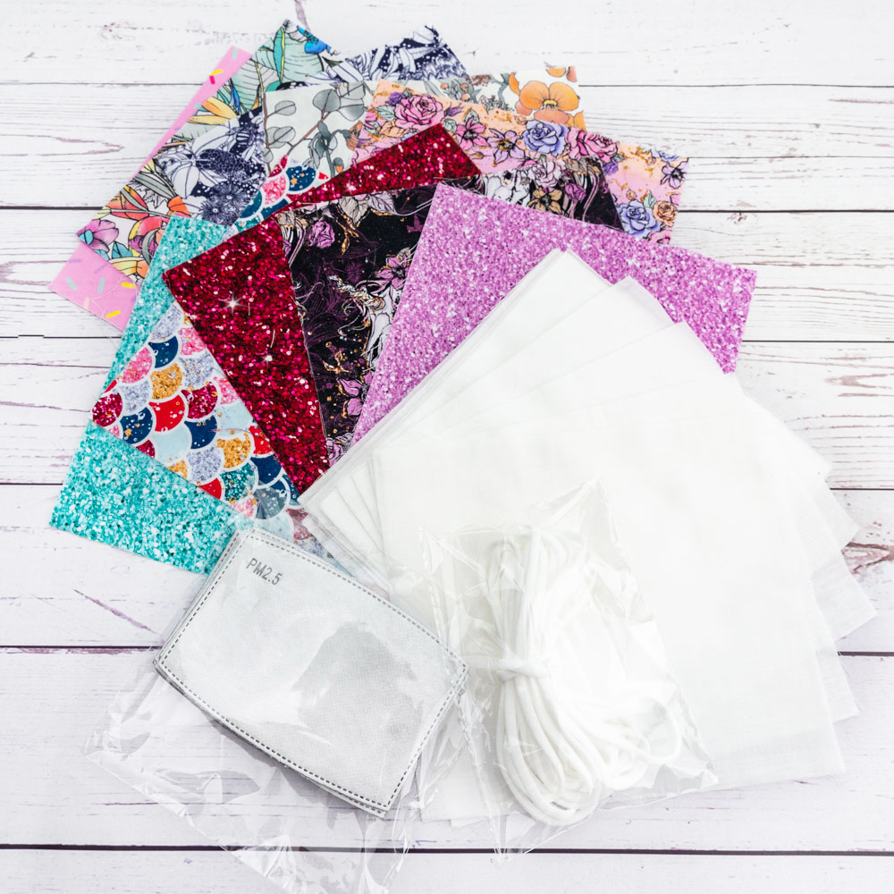 buy diy fabric face mask accessories cotton face mask kit