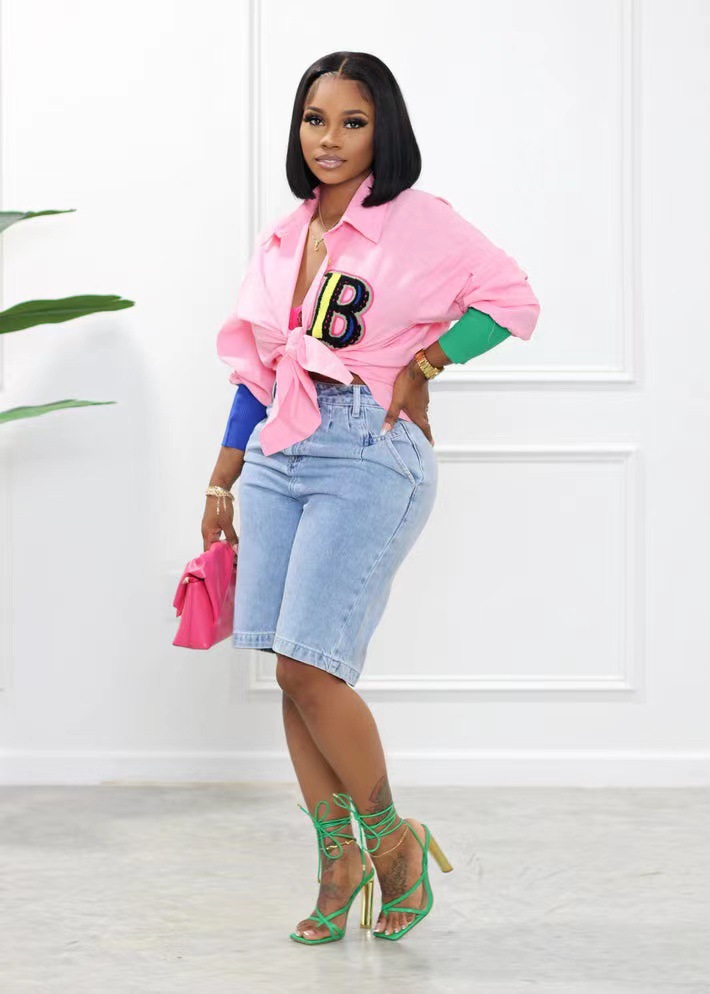 Applique front short back long dress