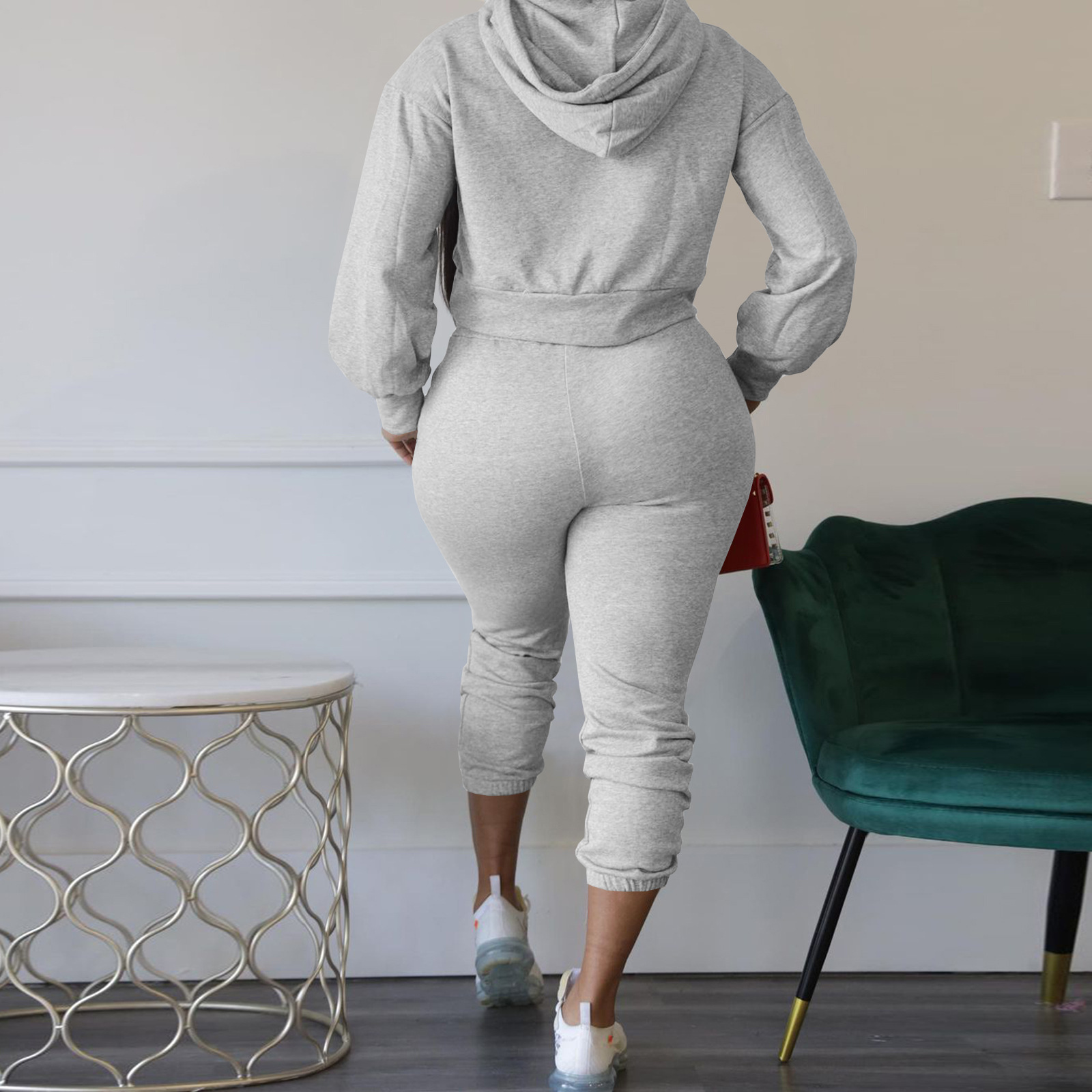 Hooded Sweatpants Set