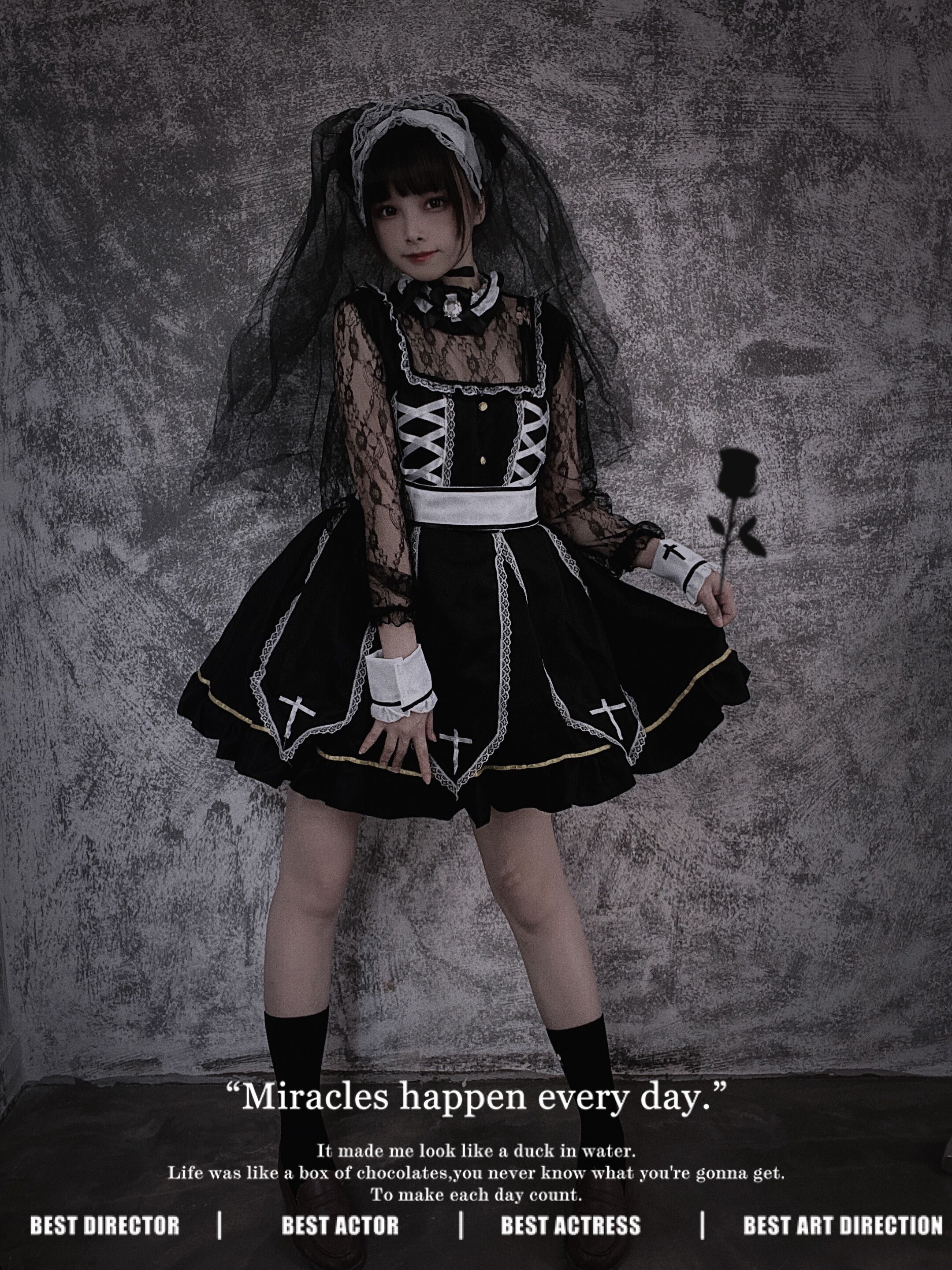 US$ 12.36 - Japanese nun stage dress - www.keke-lover.com