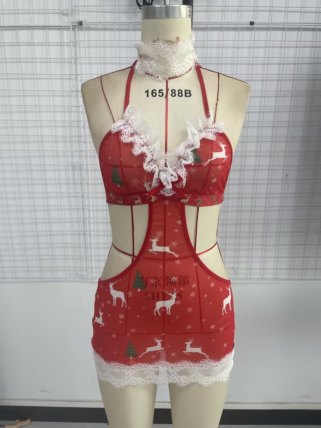Christmas Sexy And Fun One Piece Lingerie Set 3141