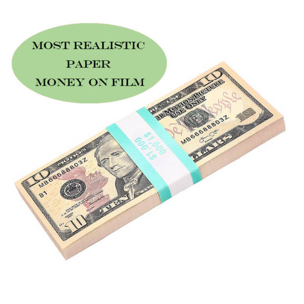 Most Realistic Prop Money, Movie Money & Play Money Fake Dollar $10