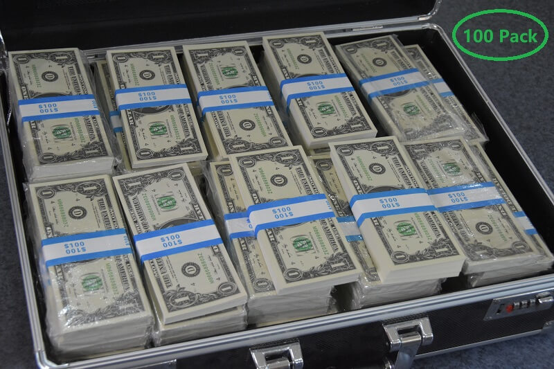 Most Realistic Prop Money, Movie Money & Play Money Fake Dollar 1 Bill