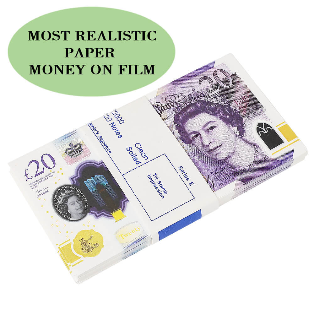 PROP MONEY UK POUNDS GBP BANK 100 20 NOTES