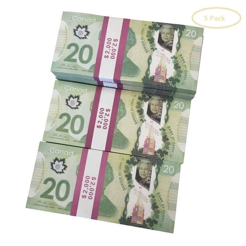 Prop money Canadian Dollar | Realistic Canadian 20S dollar| Cad ...
