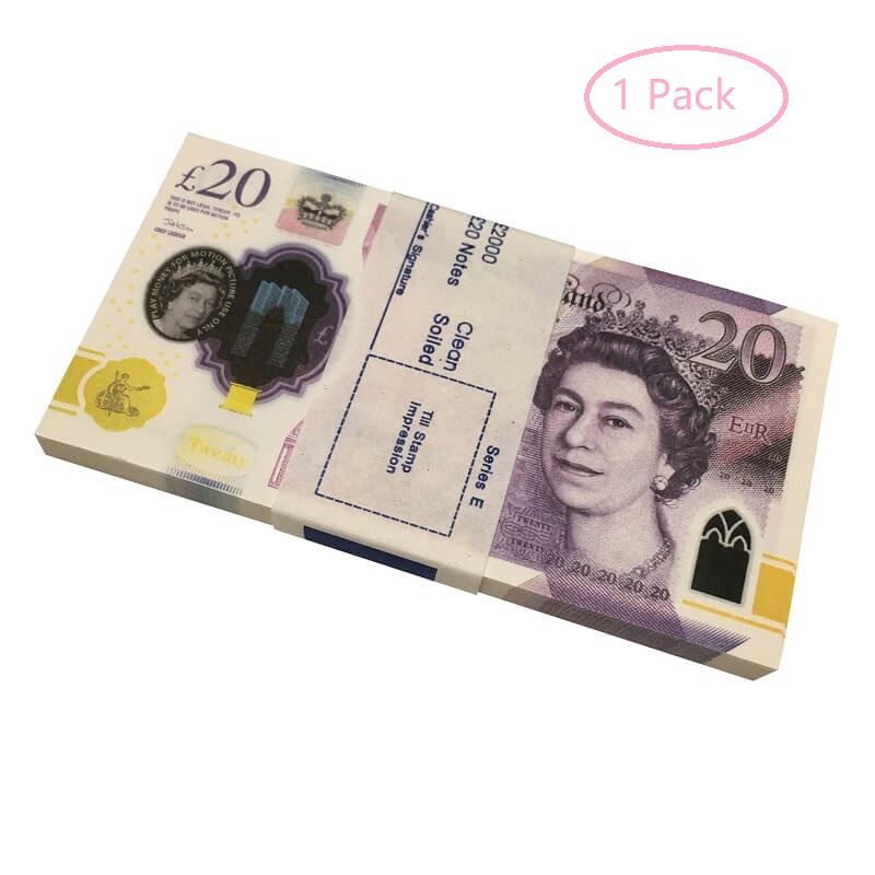 PROP MONEY UK POUNDS GBP BANK 100 20 NOTES