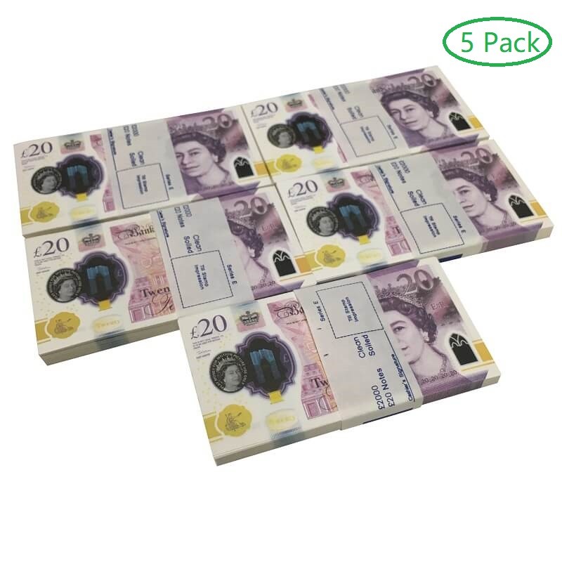 PROP MONEY UK POUNDS GBP BANK 100 20 NOTES