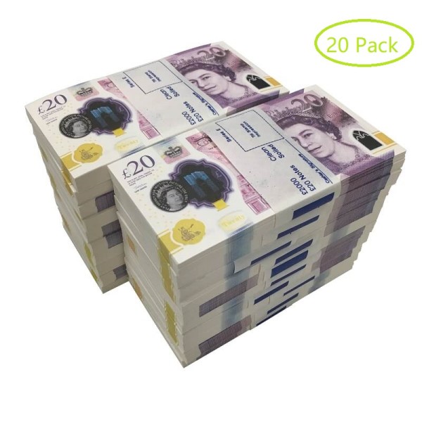 PROP MONEY UK POUNDS GBP BANK 100 20 NOTES