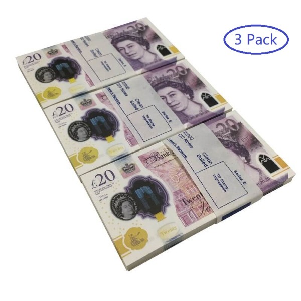 PROP MONEY UK POUNDS GBP BANK 100 20 NOTES