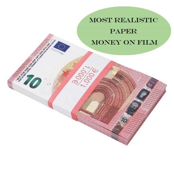 Faux Billet €10 For Sale | Fake Euros For Film | Kid Play Euro Ticket