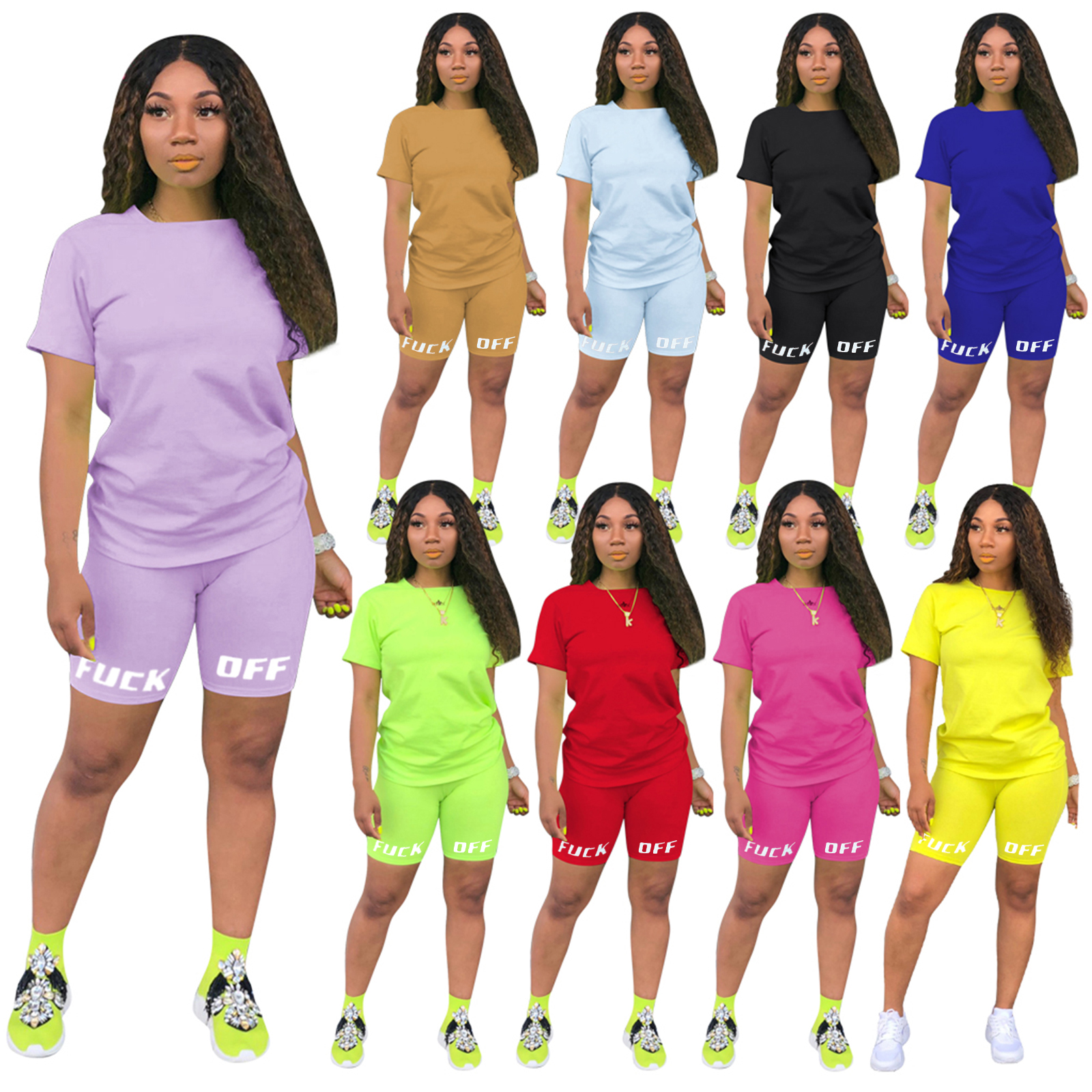 US$ 8.70 - Ladies two piece short set 4213 - www.dream-flying01.com