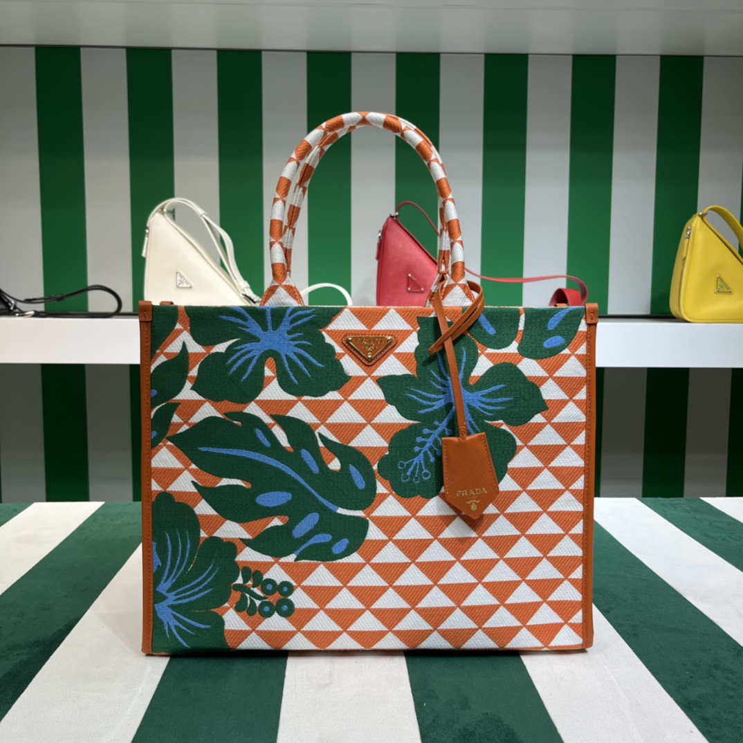 US$ 249.00 - Prada Book Tote bag in embroidered leatho HG22090917 - www ...