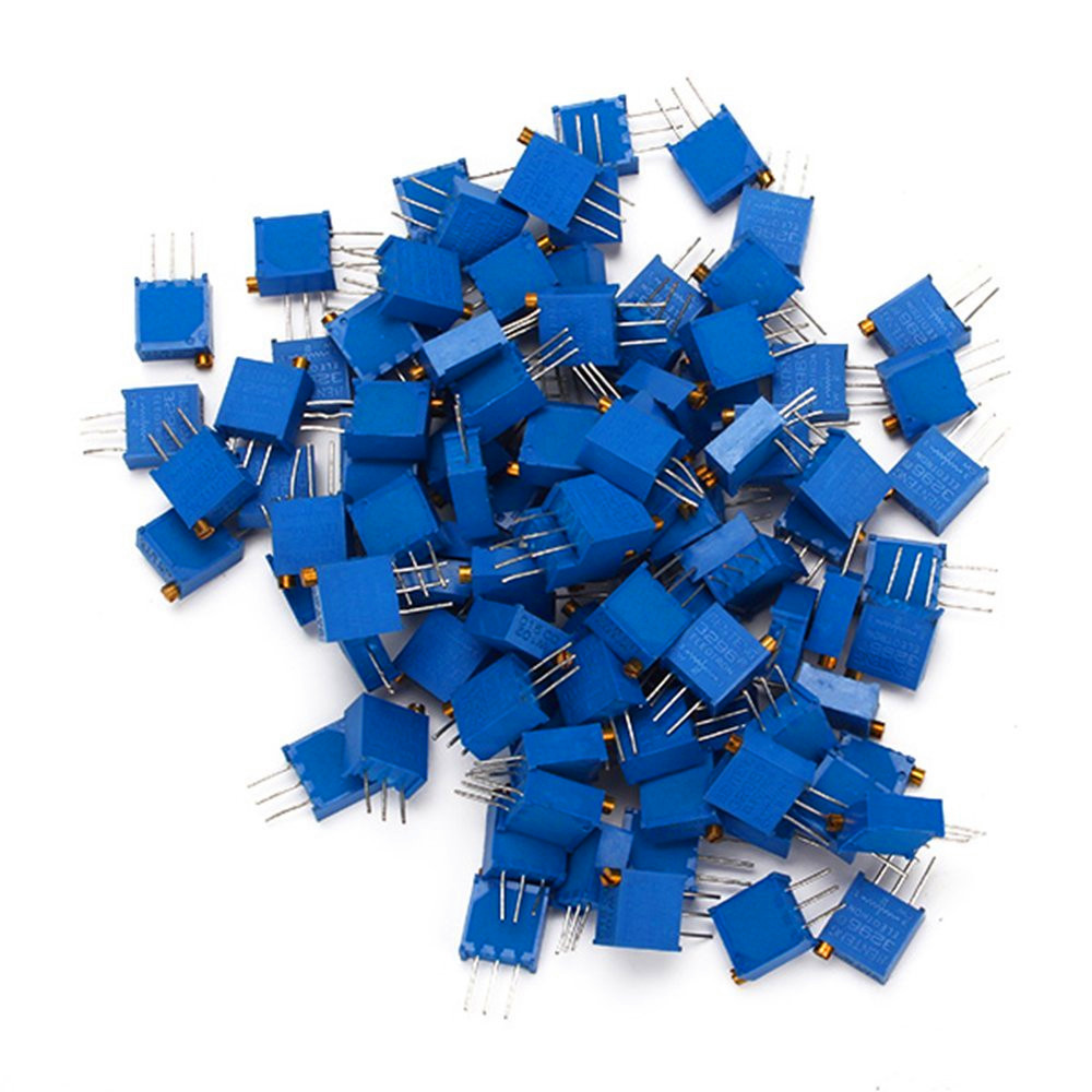 US$ 9.99 - Kalevel 50pcs 2k Ohm Resistor Kit 3296 Potentiometer ...