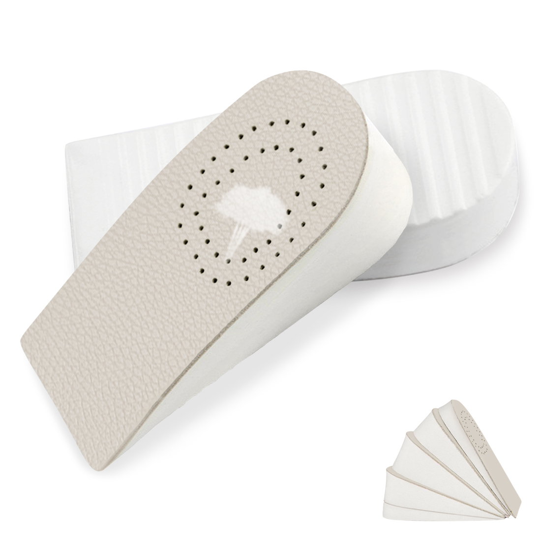 Kalevel 1.6in Shoe Height Inserts Increase Insoles Heel Lift Taller ...